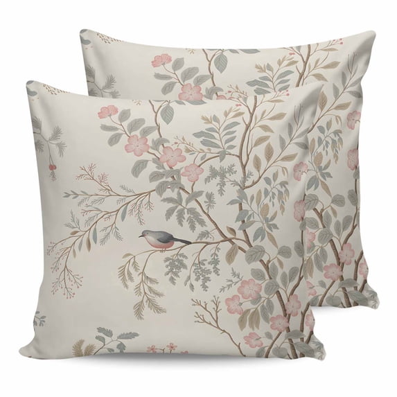 18x18 Pillow Covers Set of 2, Fall Flower Throw Pillow Covers ...