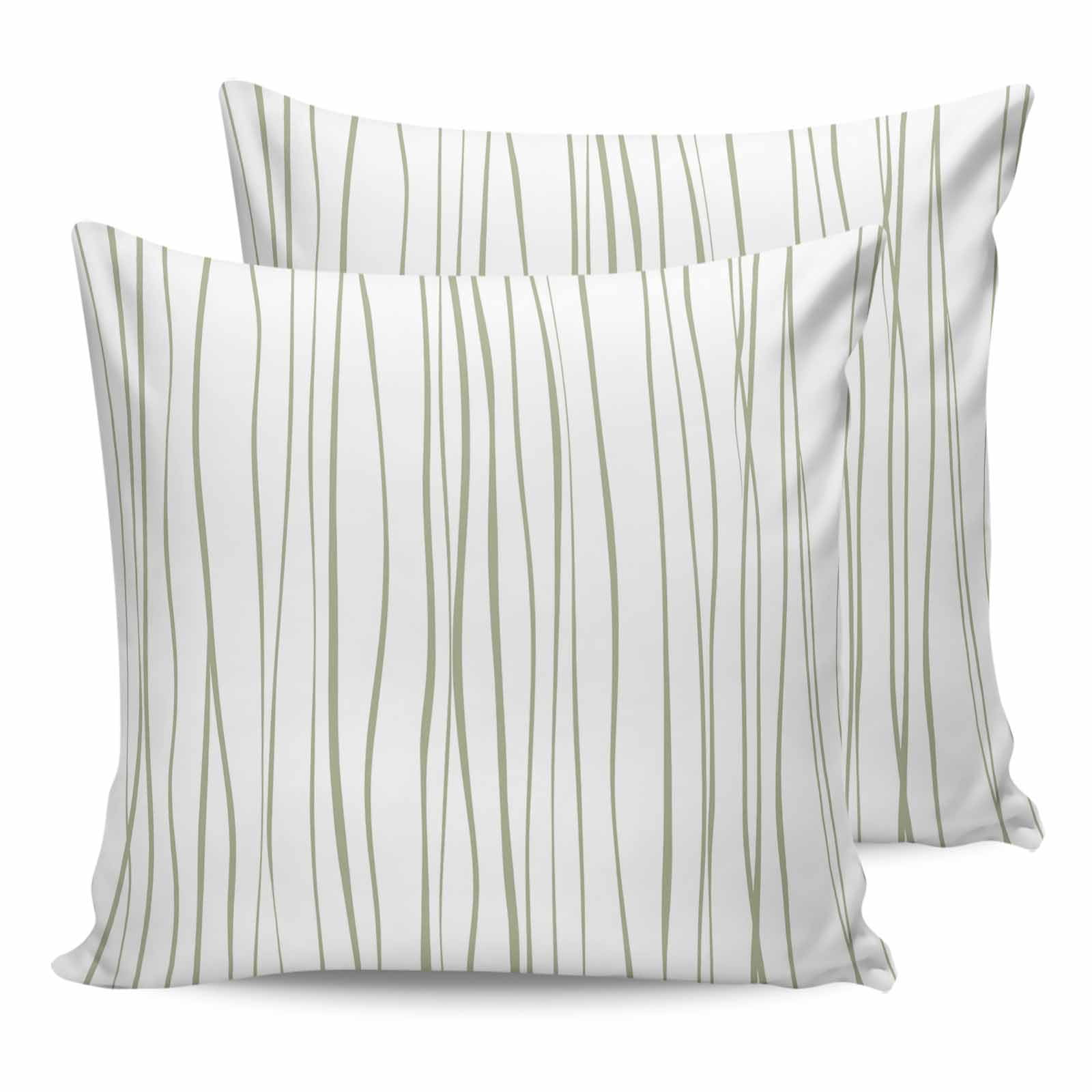 18x18 Pillow Covers Set of 2, Sage Green Throw Pillow Covers Decorative ...