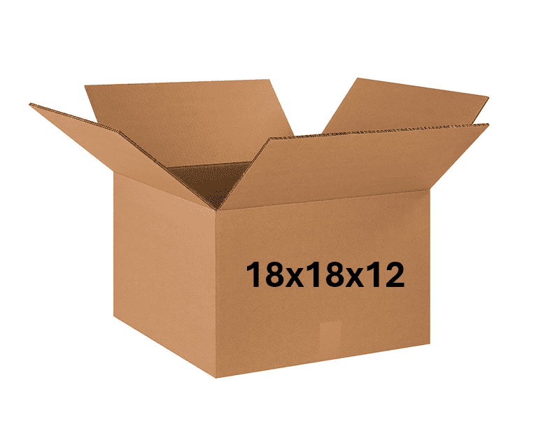 18x18x12 (200 lb strength) | SINGLE CARDBOARD BOX - Walmart.com