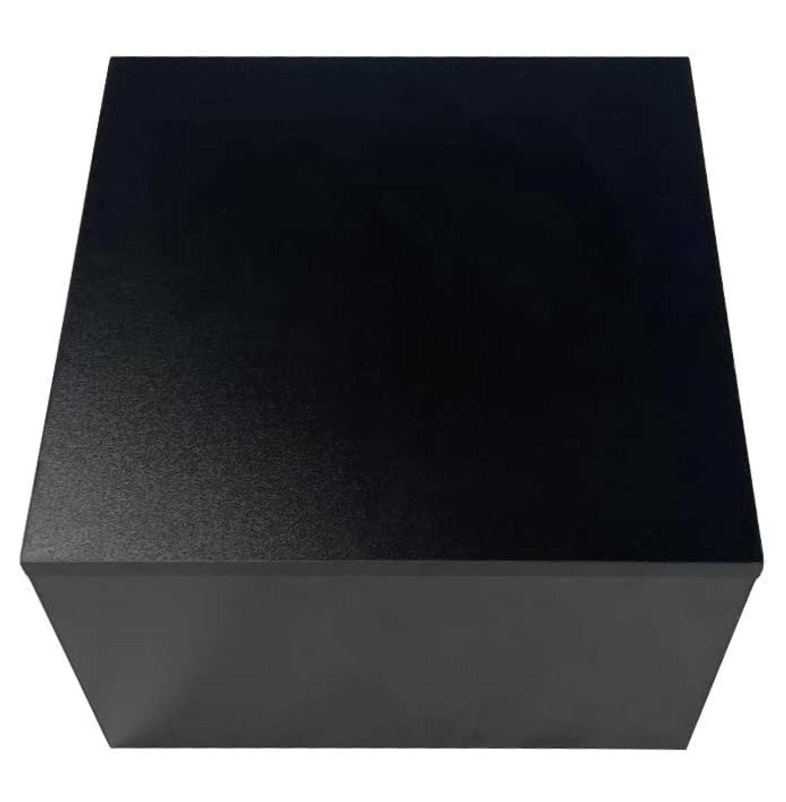 18x18x12 Black Pedestal Cube Display Sculpture Stand Cube - Walmart.com