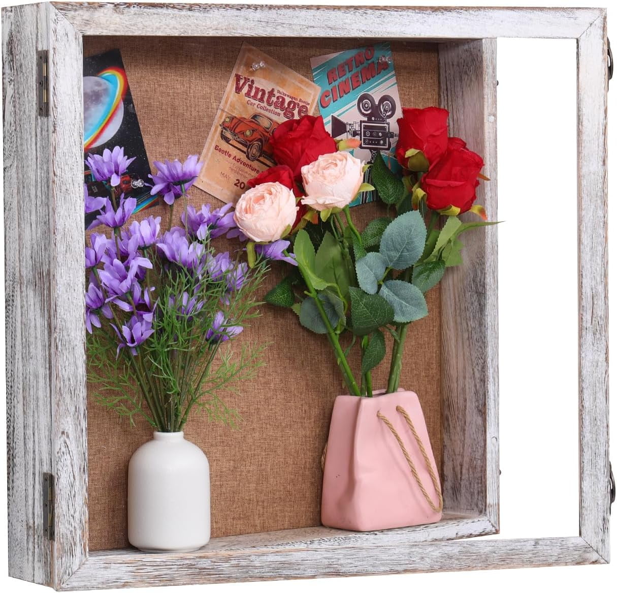 18x18x4 Shadow Box, Exterior Depth 4in Extra Deep Shadow Boxes Display ...