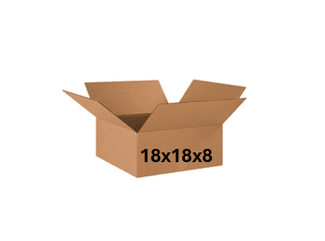 18x18x8 (200 lb strength) | SINGLE CARDBOARD BOX - Walmart.com