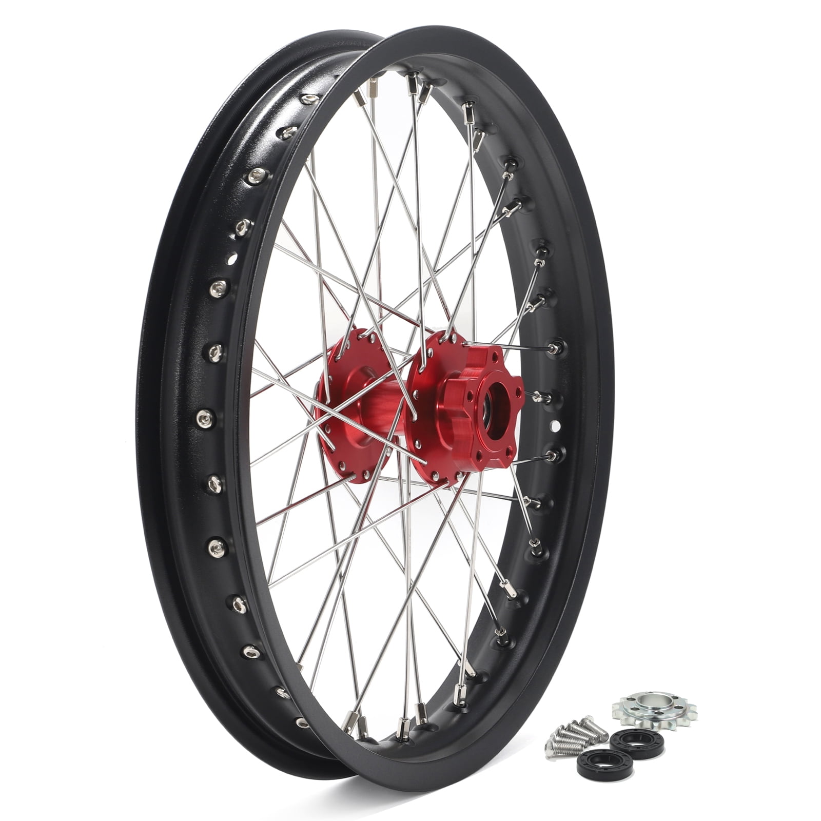 18x2.15 Rear Wheel Rim Hub w/ Sprocket Bolts for Surron Light Bee X ...