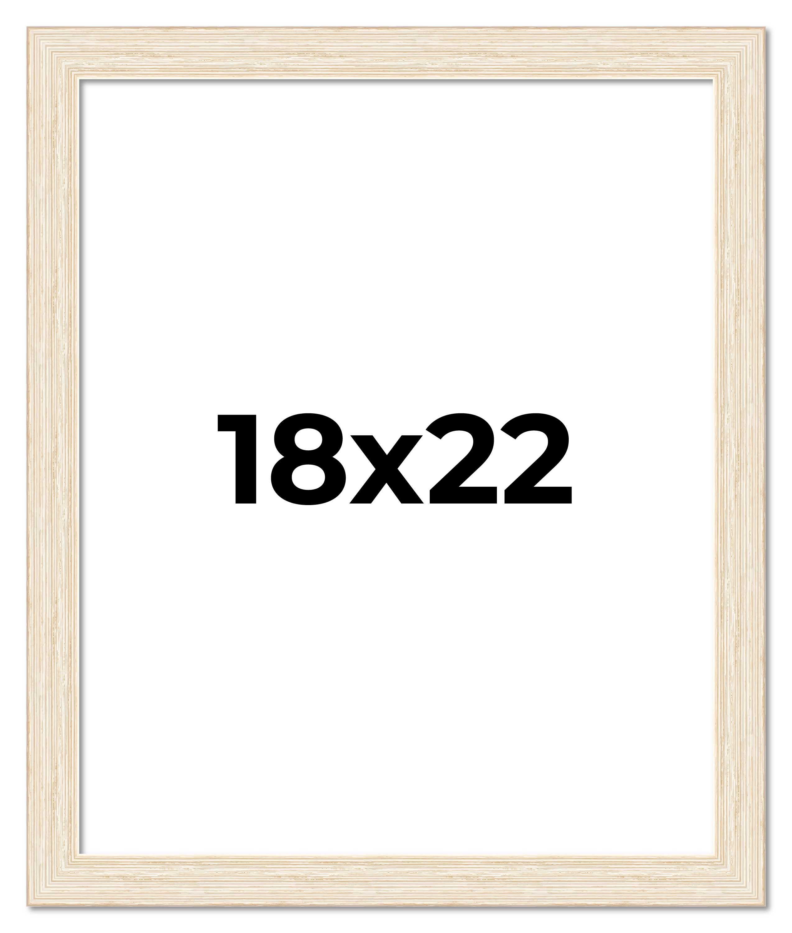 18x22 Frame White Real Wood Picture Frame Width 1.5 inches | Interior ...