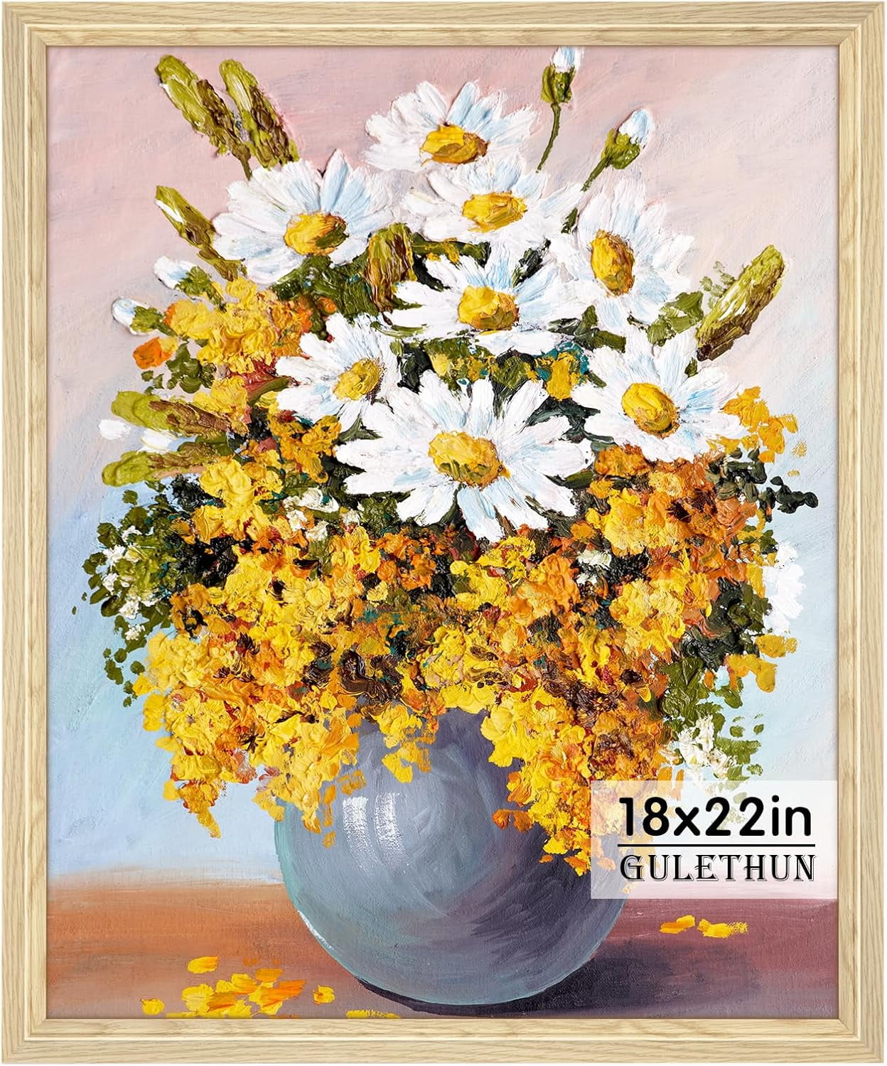 18x22 Picture Frame, Natural Wood Poster Frame, Home Decor Natural ...