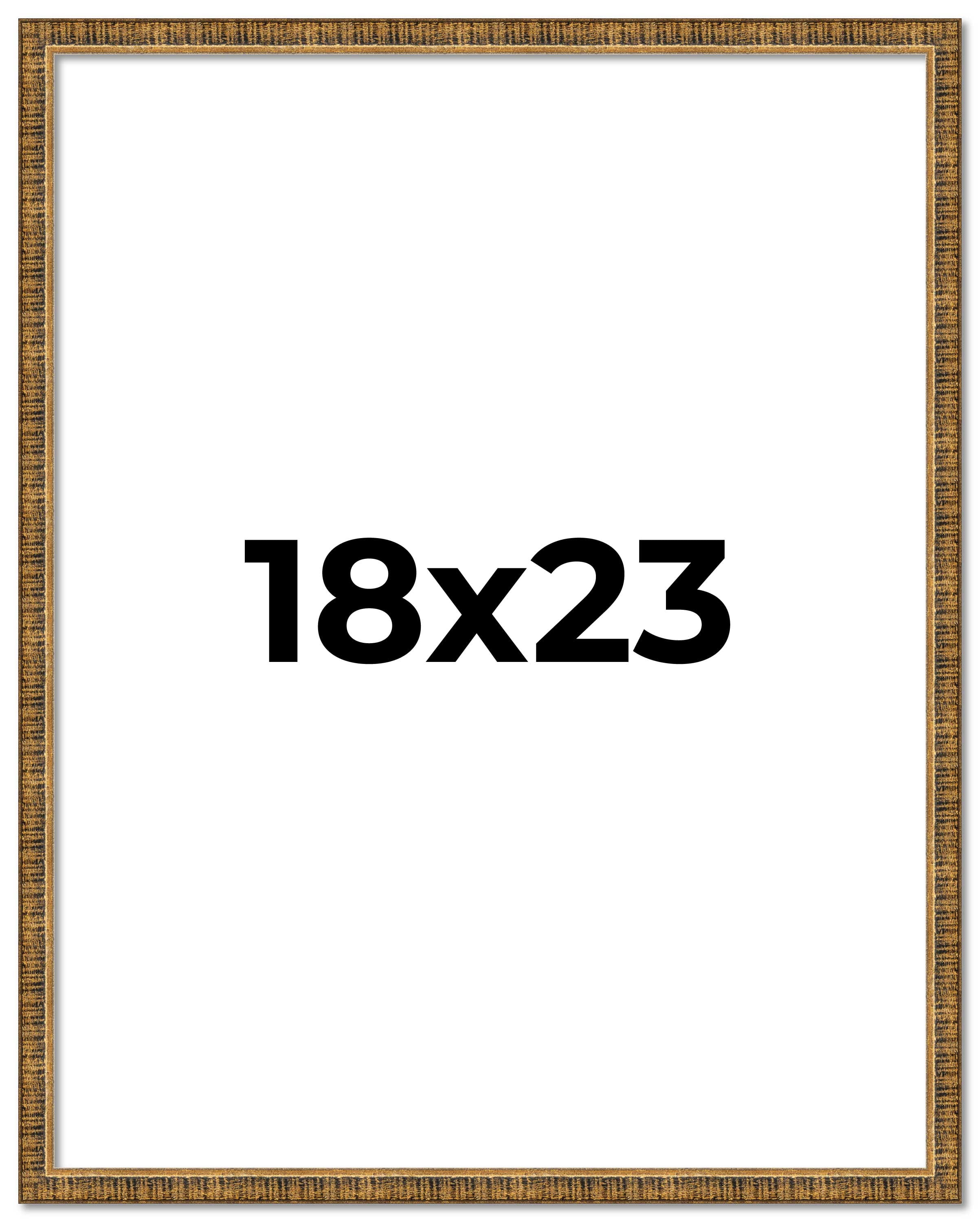 18x23 Frame Gold Picture Frame - Complete Modern Photo Frame Includes ...