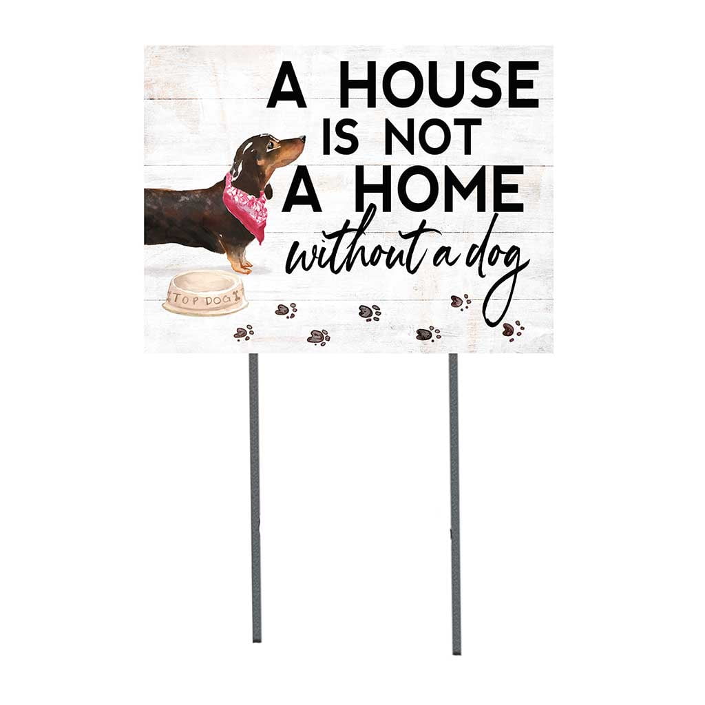 18x24 Black Dachshund Dog Lawn Sign - Walmart.com