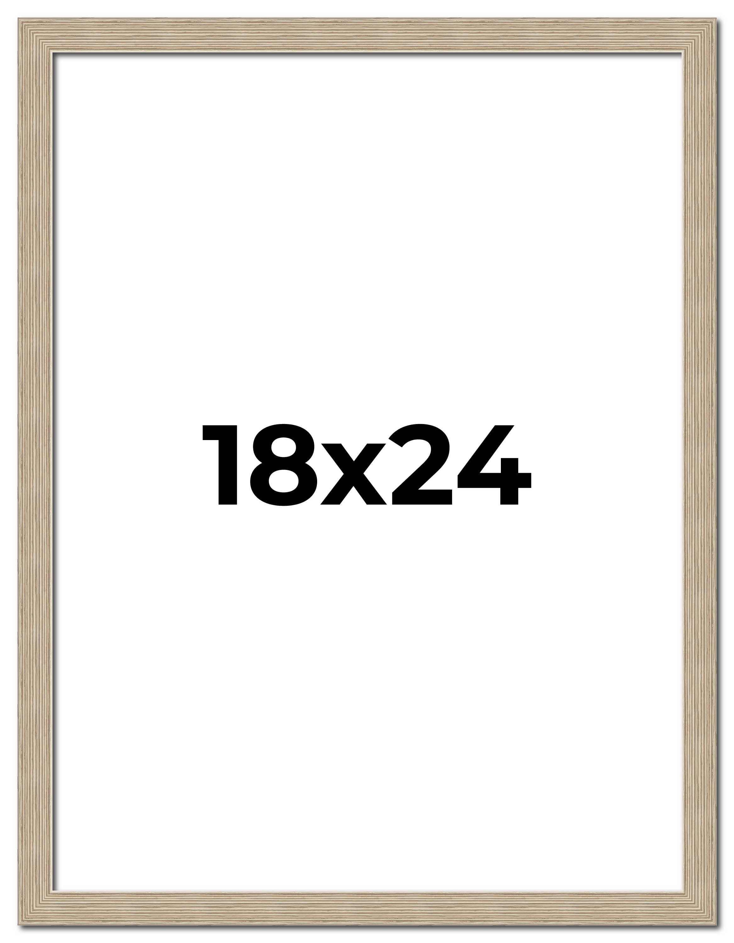 18x24 Frame Grey Solid Wood Picture Frame Width 1 Inches | Interior ...