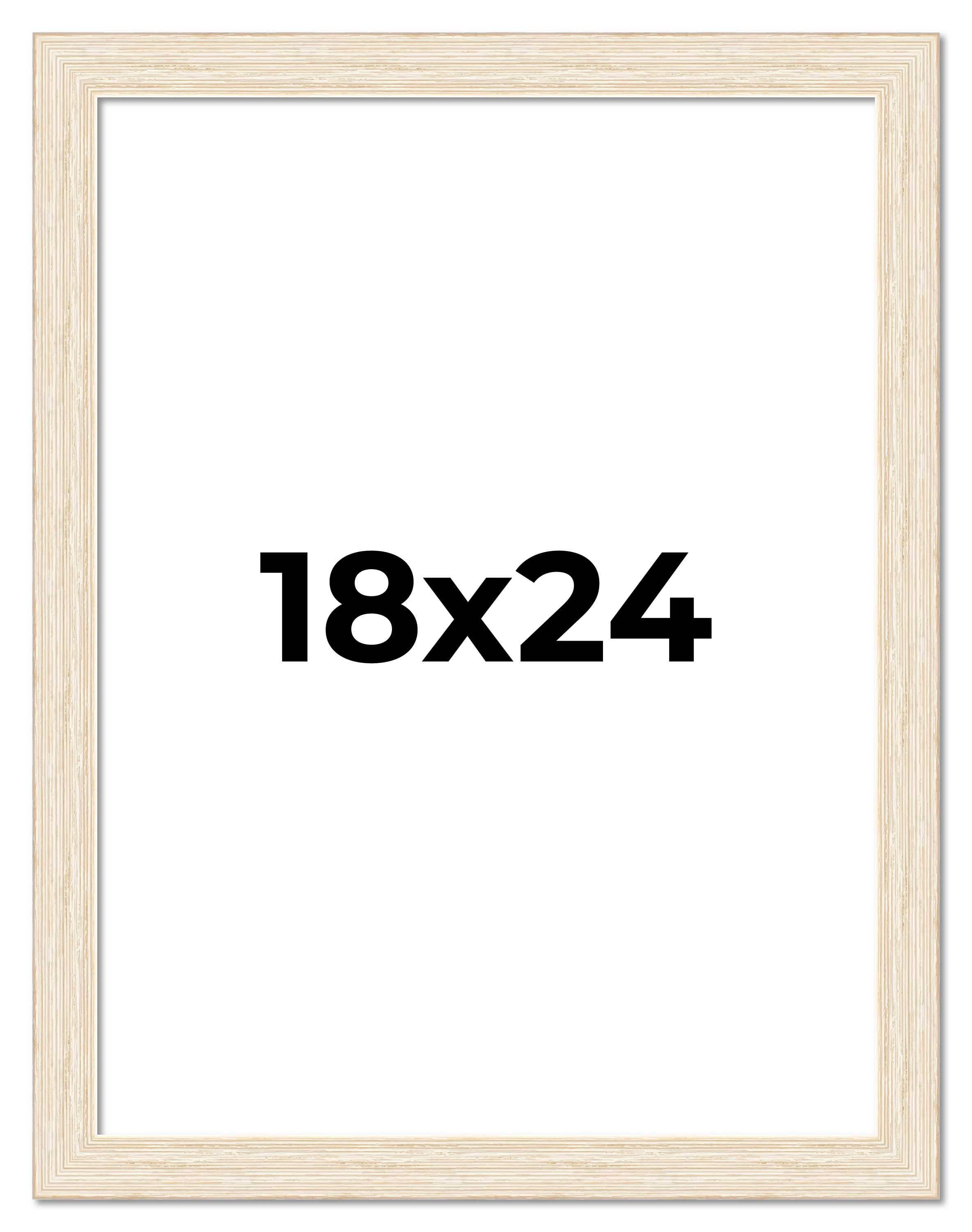 18x24 Frame White Barnwood Picture Frame - Modern Photo Frame Includes ...