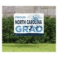 18x24 Lawn Sign Proud Grad With Logo North Carolina (Chapel Hill) Tar ...