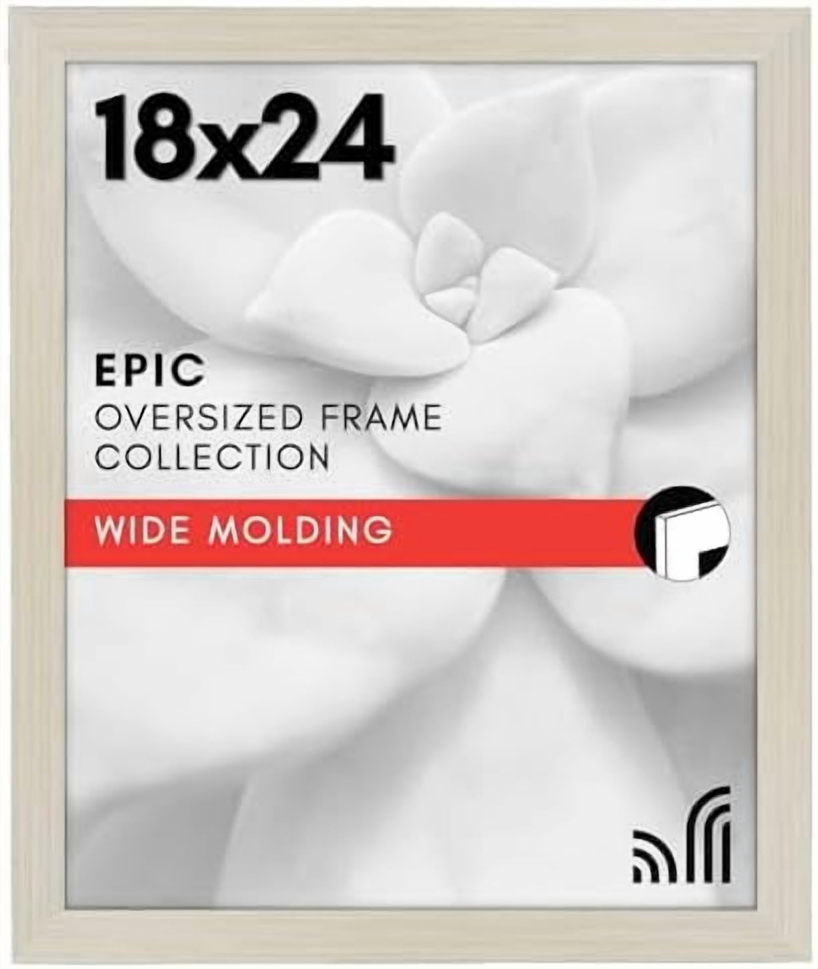 18x24 Poster Frame with Polished Plexiglass - Wide Picture Frames Made ...