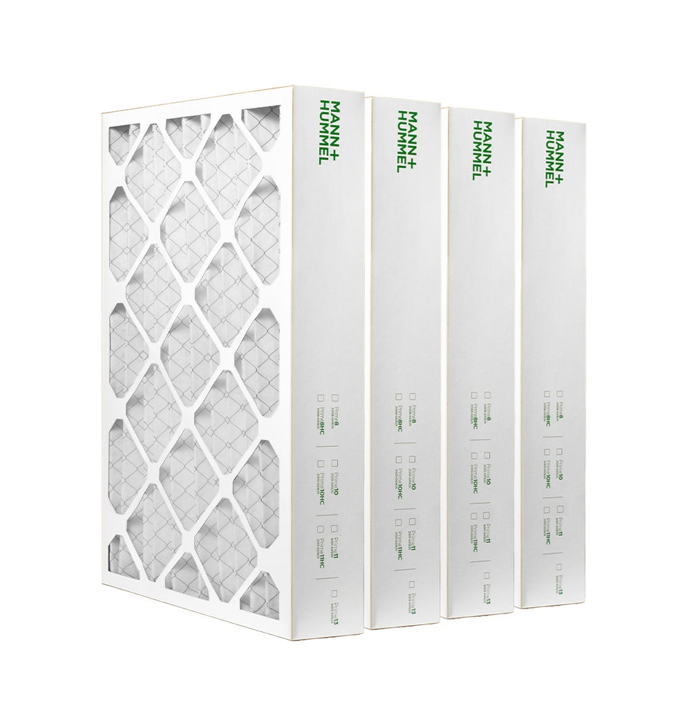 18x24x4 MERV 8 Pleated AC Furnace Air Filters. 4 Pack - Walmart ...