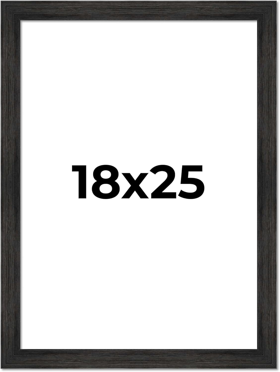 18x25 Frame Black Barnwood Picture Frame - Modern Photo Frame Includes ...