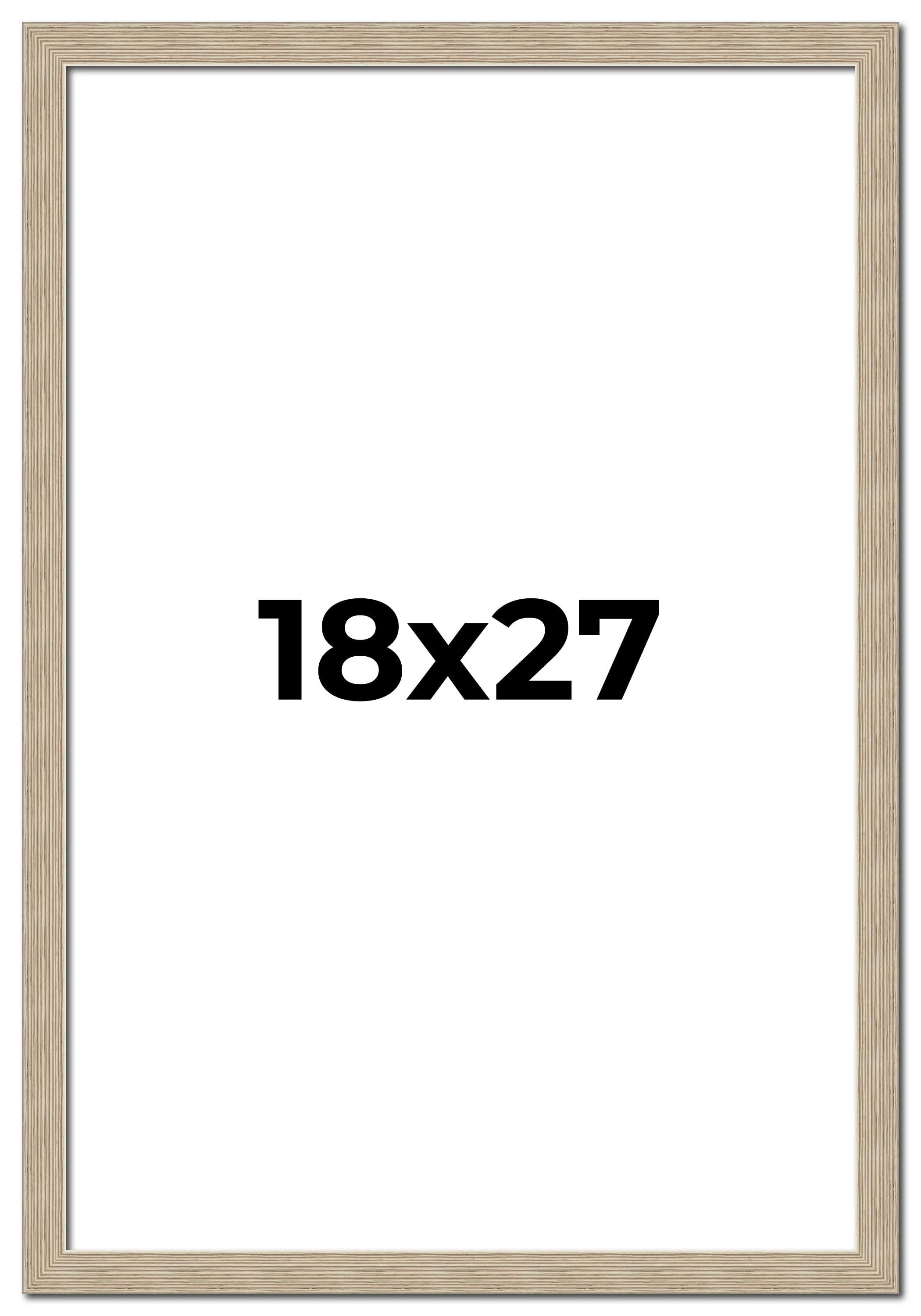 18x27 Frame Grey Solid Wood Picture Frame Width 1 Inches | Interior ...