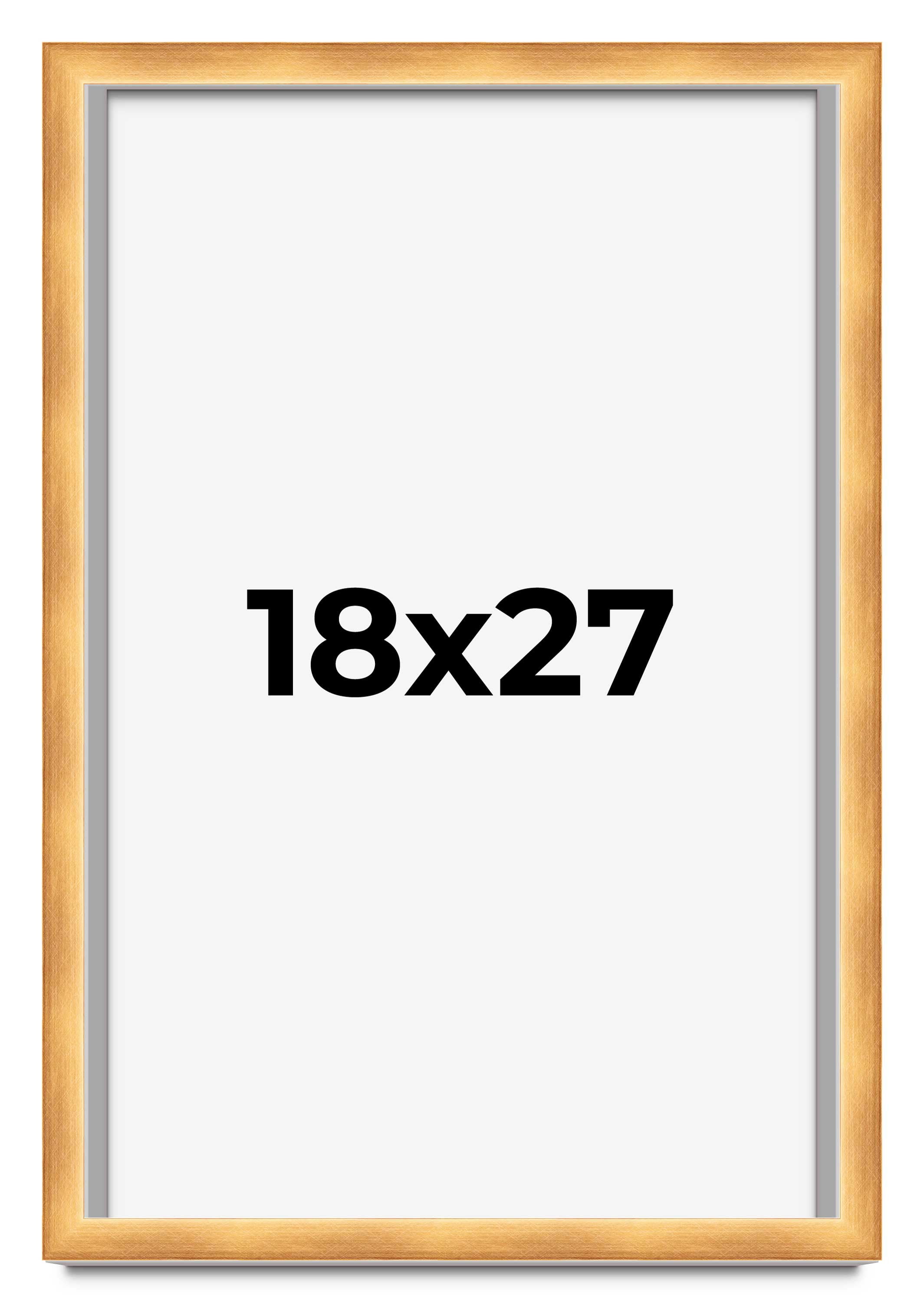 18x27 Shadow Box Bronze Cross-Brushed Display Frame | 1.625 Inches Deep ...