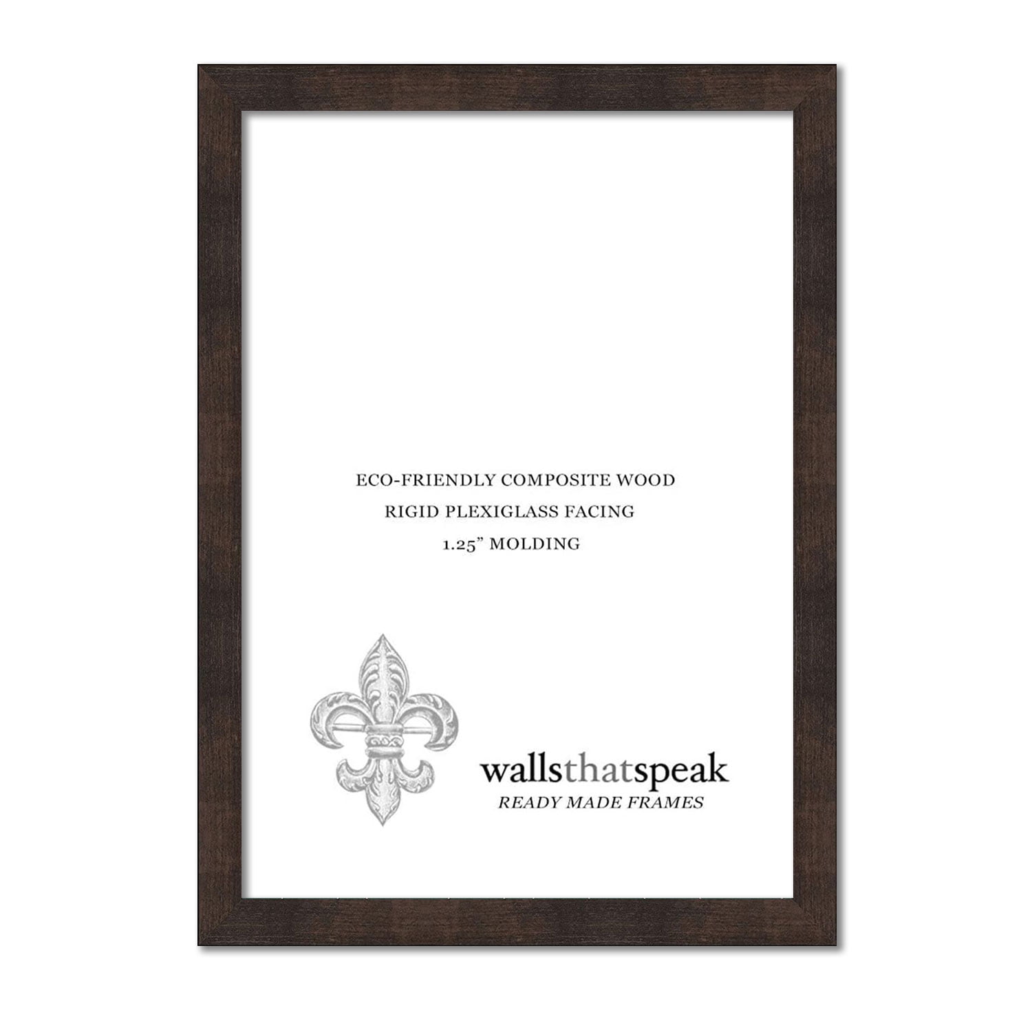 18x30 Espresso Brown Picture Frame for Puzzles Posters Photos or ...