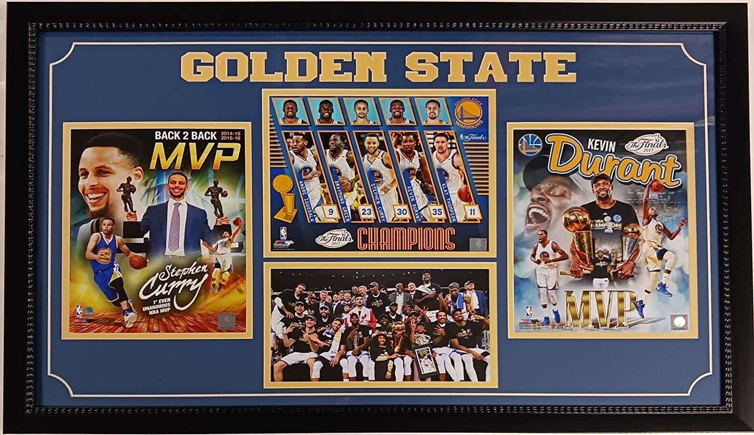 18x30 frame Golden State Mvp's S.Curry and K.Durant - Walmart.com