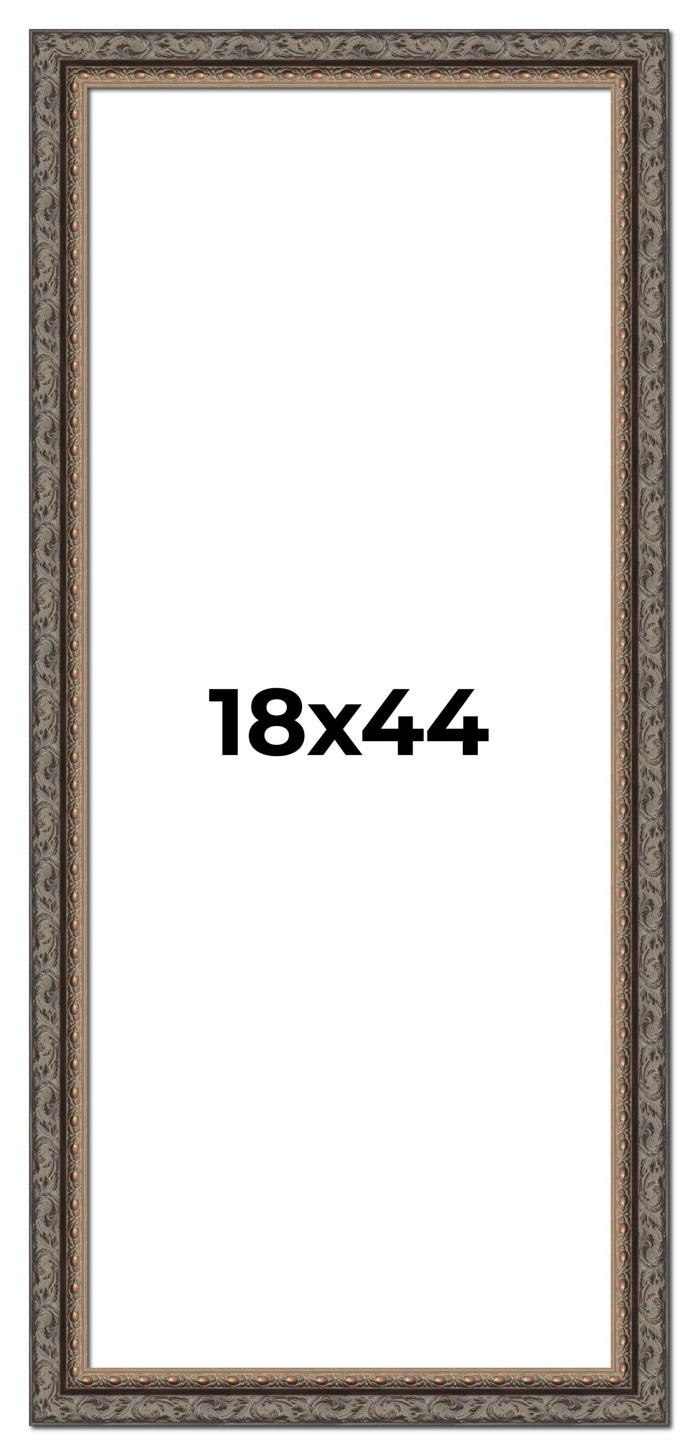 18x44 Frame Black Real Wood Picture Frame Width 2 inches | Interior ...