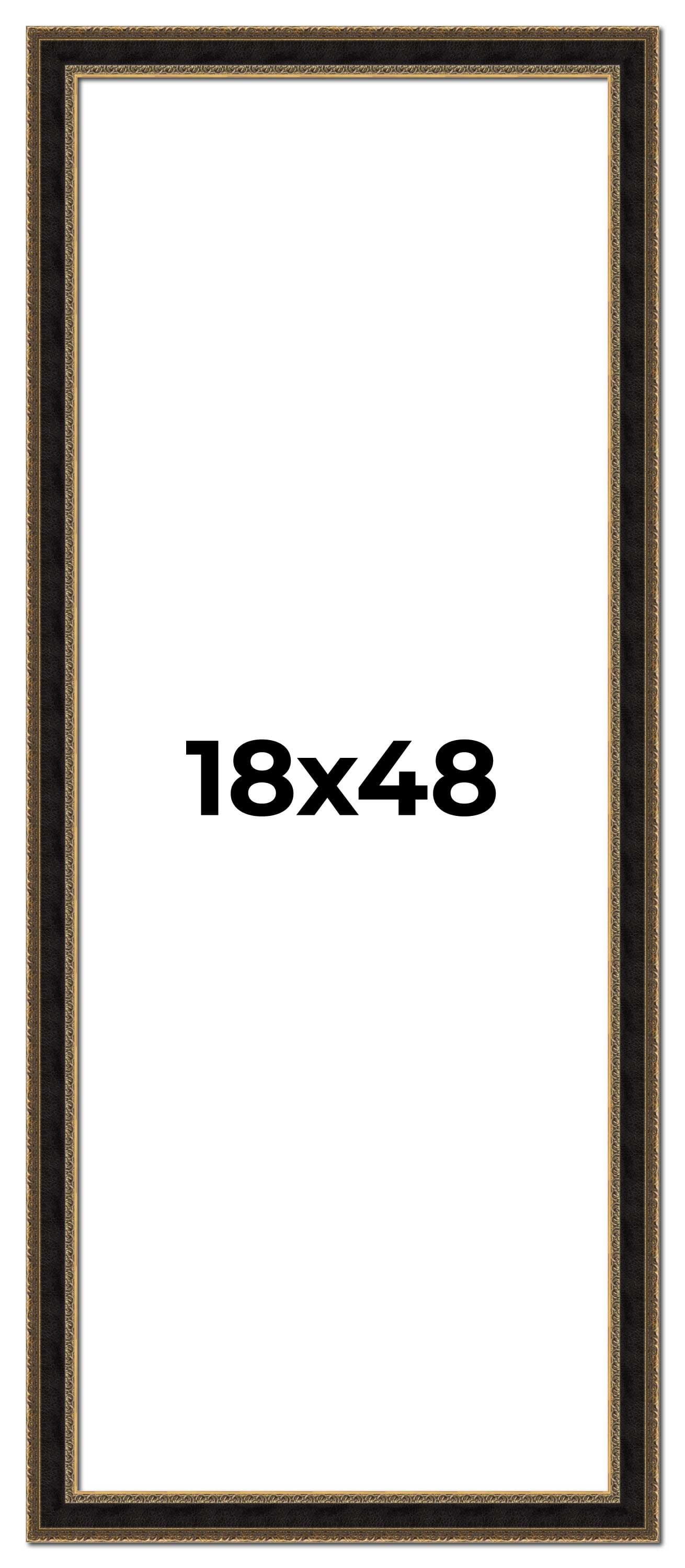 18x48 Frame Gold Antique Vintage Sold Wood Picture Frame | 1.75 Inch ...