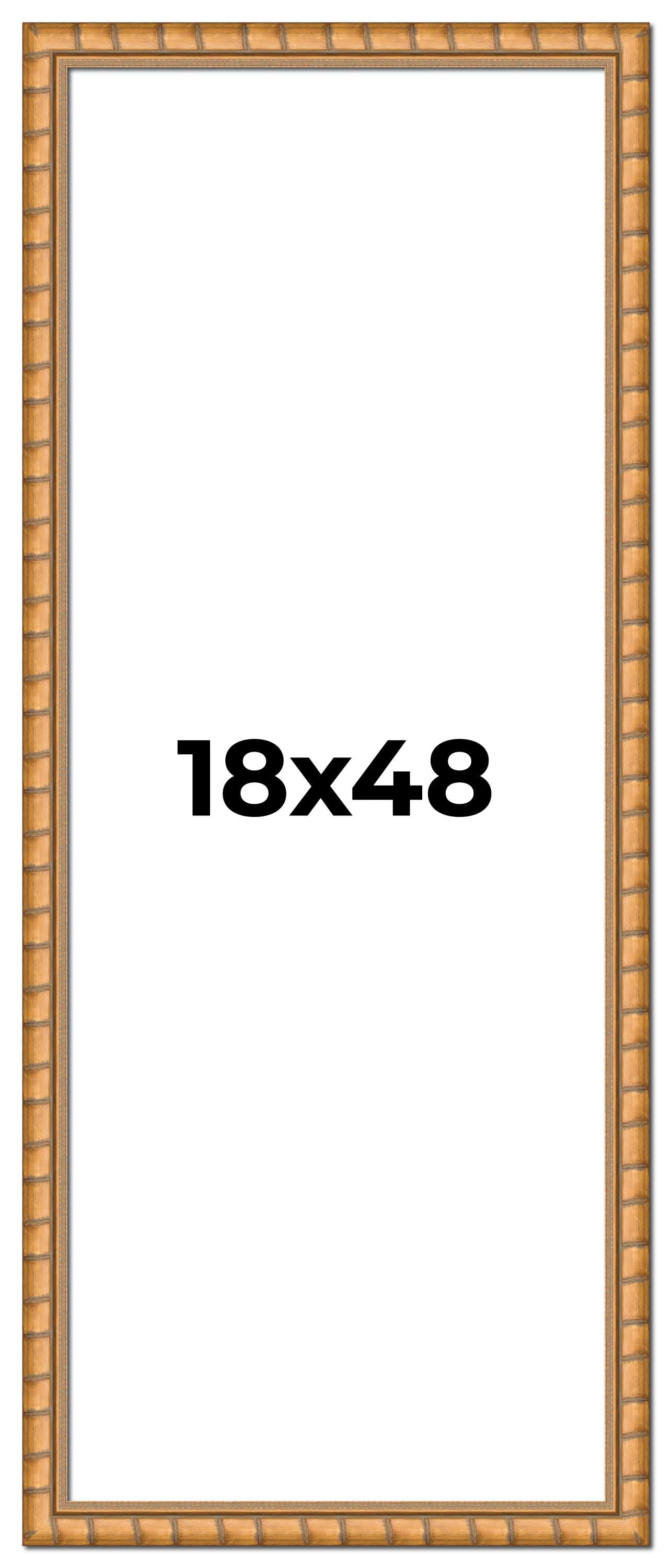 18x48 Frame Gold Real Wood Picture Frame Width 1.5 inches | Interior ...