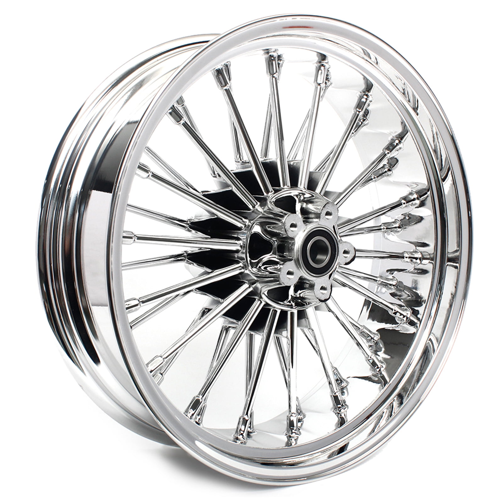 18x5.5 Fat Spoke Rear Wheel Rim for Harley Dyna Fat Bob FXDF FXDL ...