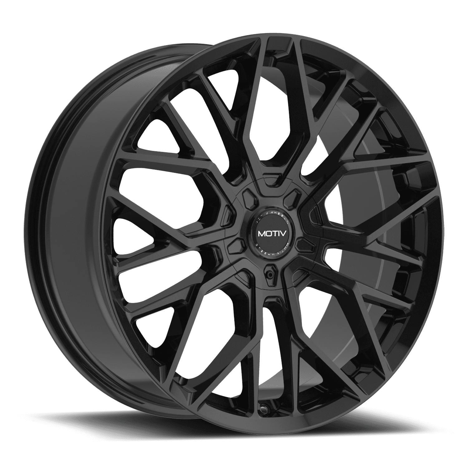 18x7.5 Motiv 441B Zenith Gloss Black Wheel 5x112/5x4.5 (40mm) - Walmart.com
