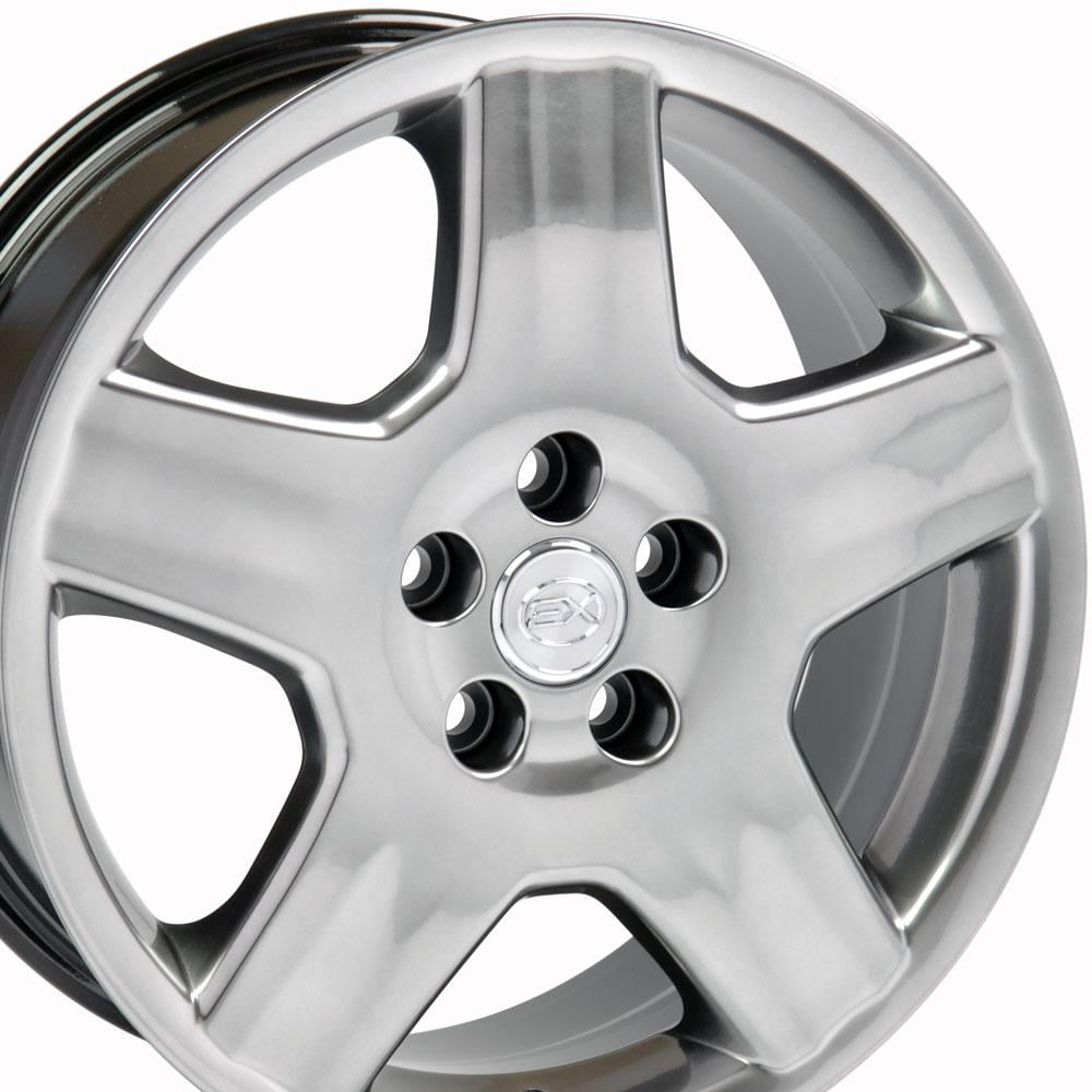 18x7.5 Wheels Fit Lexus, Toyota - LS 430 Style Hyper Black Rims - SET ...