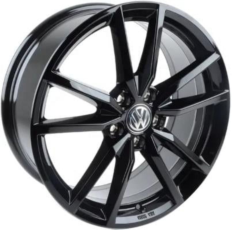 18x7.5 inch New Alloy Rim for 2019-2021 Volkswagen Golf Painted Black ...