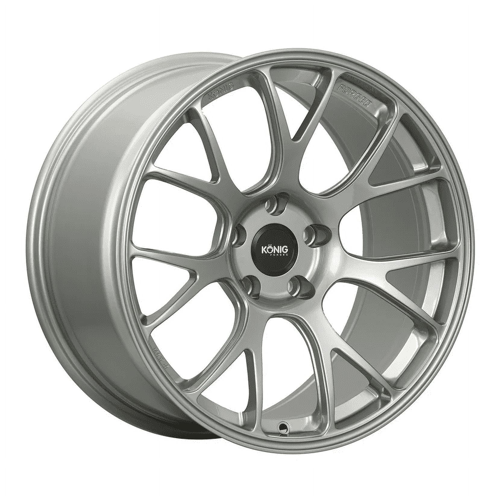18x8.5 Konig F1M Ash Silver 5x114.3 5x4.5 ET35 Wheel Rim - Walmart.com