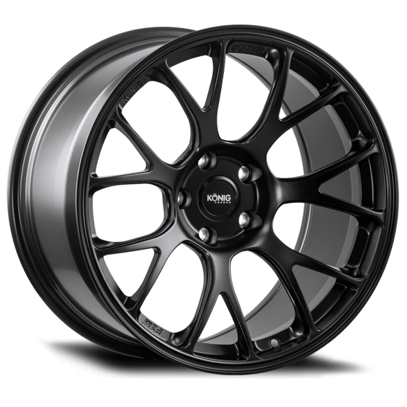 18x8.5 Konig F1M Satin Black 5x114.3 5x4.5 ET35 Wheel Rim - Walmart.com