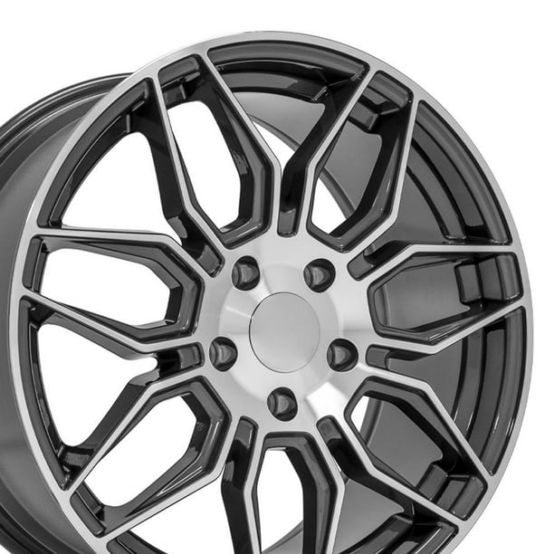 18x8.5 OE Wheels CV03C Gunmetal Machined Wheel 5x4.75 (56mm) - Walmart Business Supplies