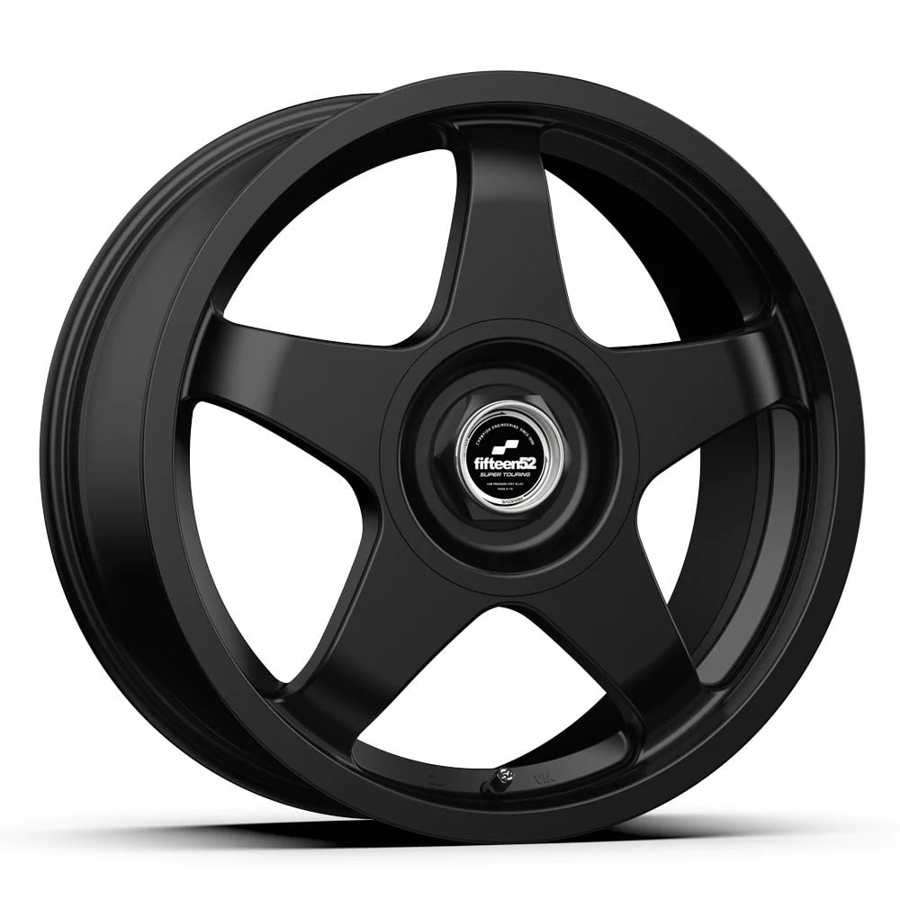 18x8.5 fifteen52 Chicane Asphalt Black (Satin) Wheel 5x108/5x112 (45mm ...