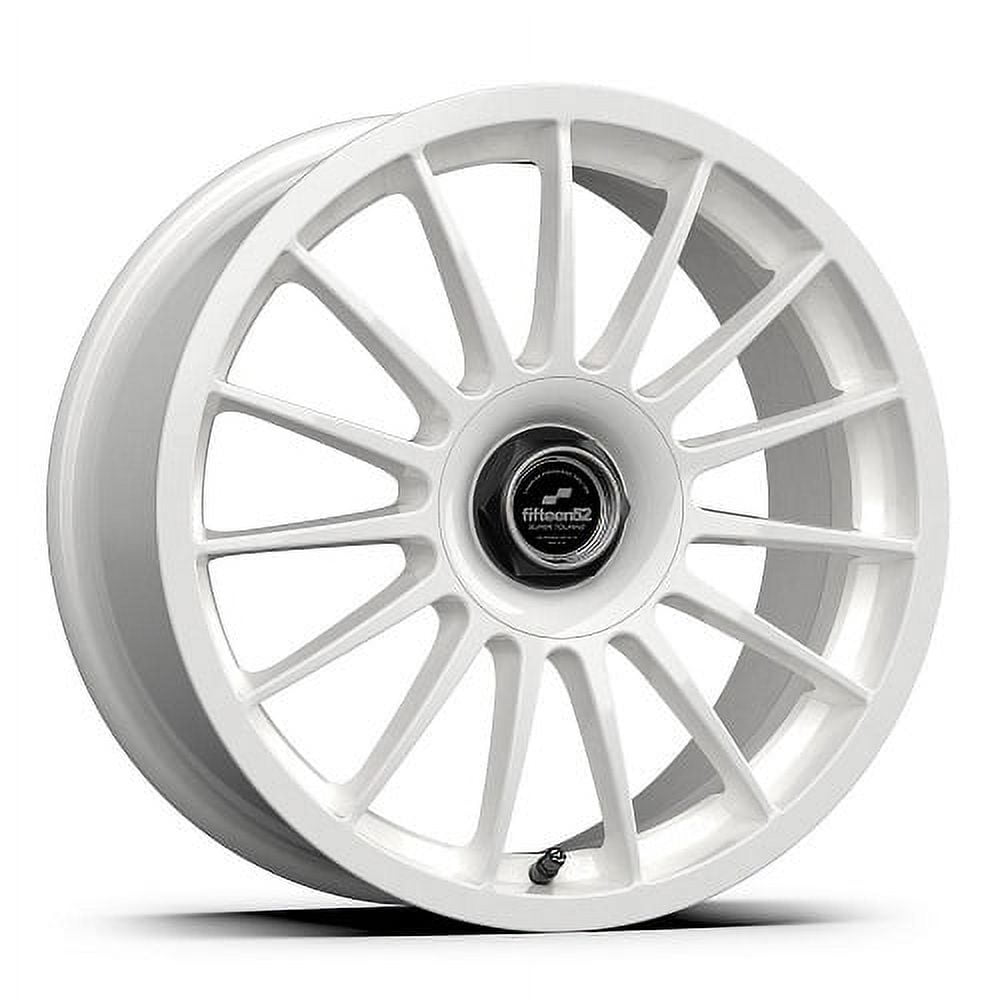 18x8.5 fifteen52 Podium Rally White (Gloss) Wheel 5x4.5/5x100 (35mm ...