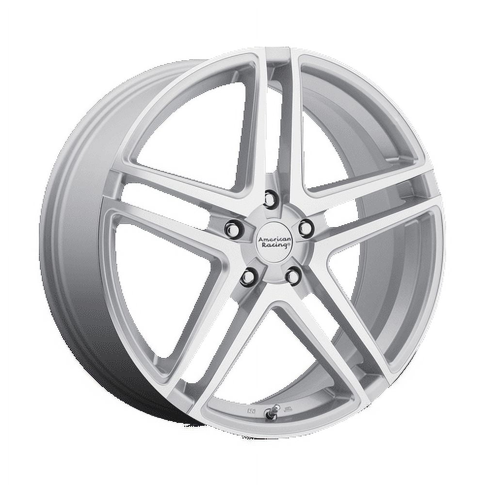 American Racing AR907 18x8 5x4.5 Bright Silver Machined Face Wheel 18 ...
