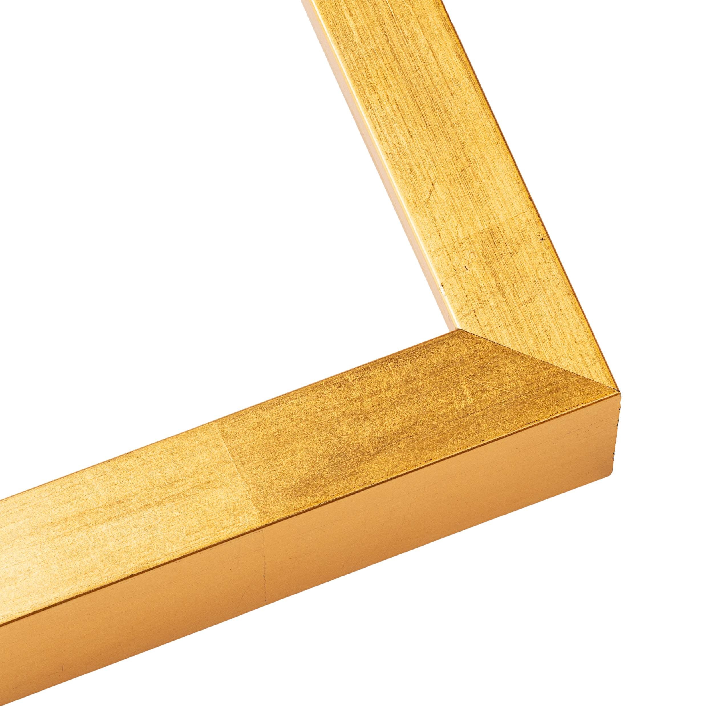 18x8 Gold Shadowbox Frame - Interior Size 18x8 by 1.5 Inches - Made to ...