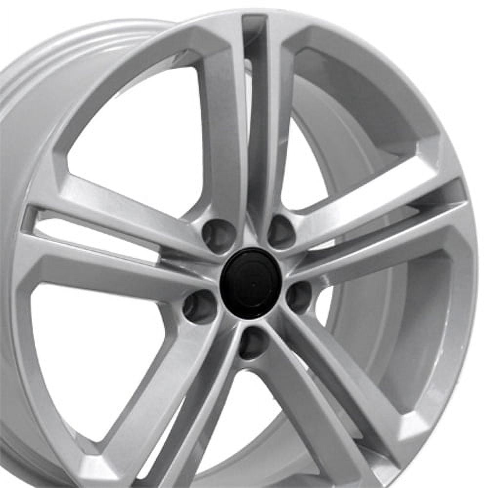 18x8 OE Wheels VW18 Silver Wheel 5x112 (45mm) - Walmart.com