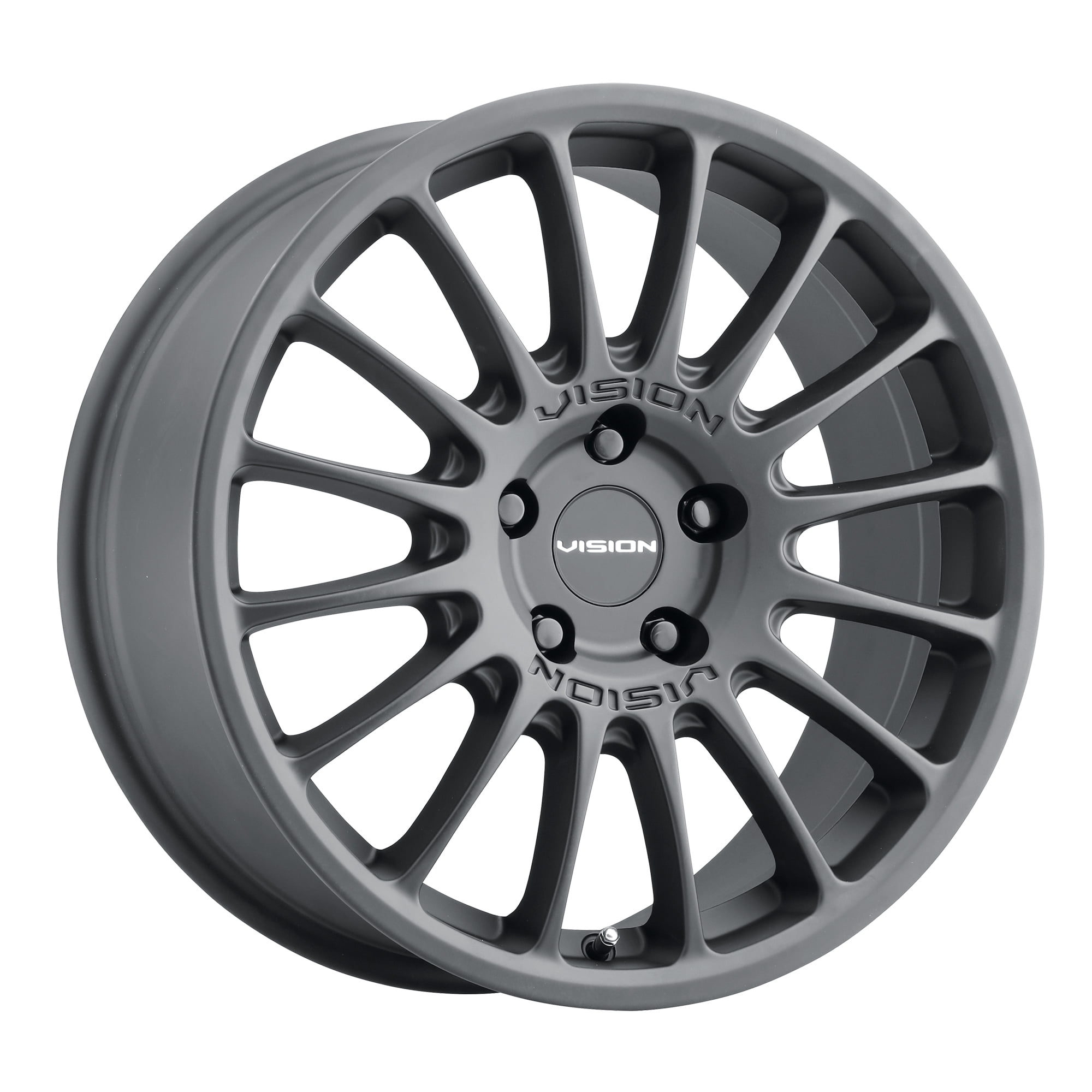 18x8 Vision 477 Monaco Satin Black Wheel 5x120 (38mm) - Walmart.com