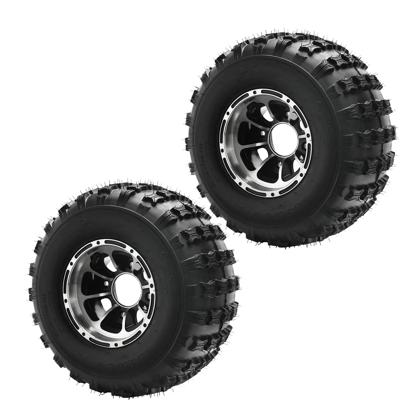 18x9.5-8 18x9.50-8 ATV UTV Tires and Rims, 18x9.50x8 Wheel Tire ...