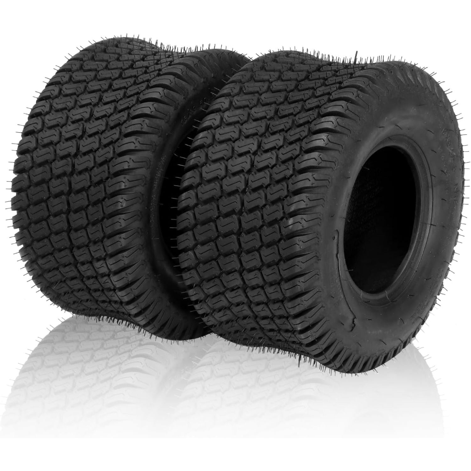 18x9.50-8 Lawn Mower Tires 18x9.5x8 Garden Tractor Turf Golf Cart Tires Tubeless 4Ply Set of 2 ...