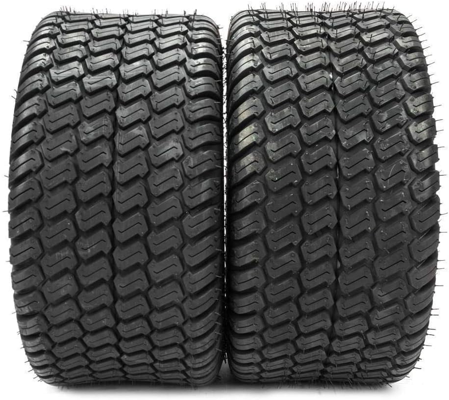 18x9.50-8 Lawn Mower Tires Set of 2, 4PR Turf Tire Lawn & Garden Tires ...
