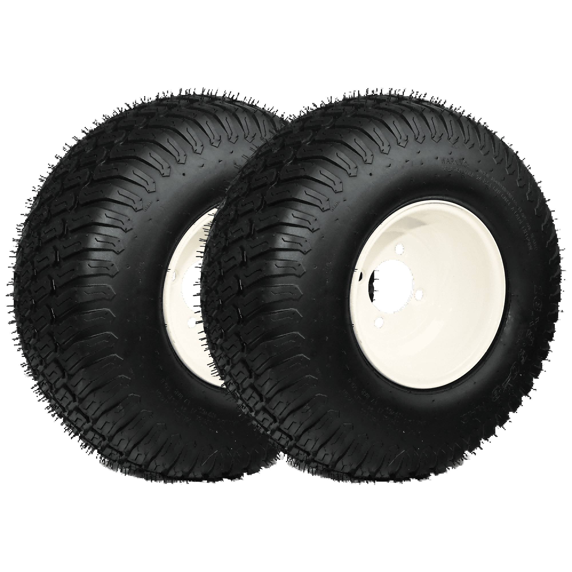 18x9.50-8 Lawn Tires, Set of 2 Lawn Mower Tires with Rim 18x9.5x8 ...
