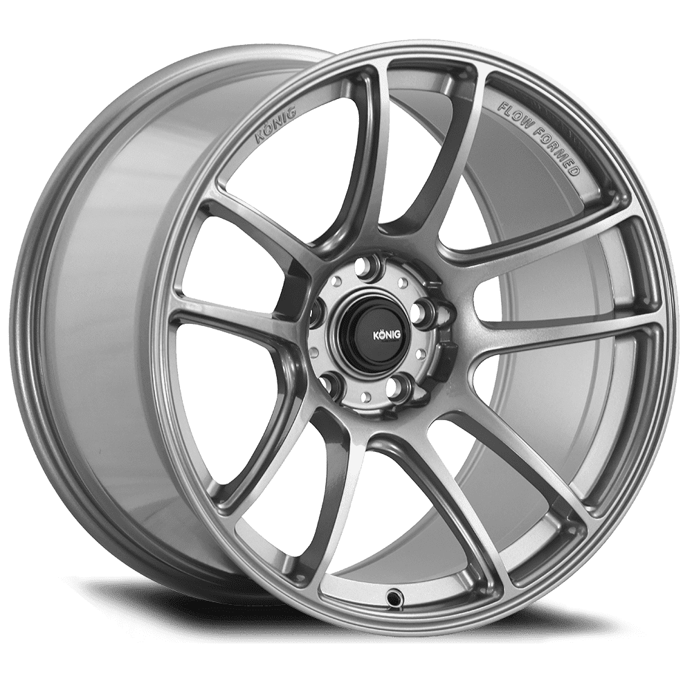 1 Konig 18x9.5 5X120 35 108TM Heliogram Titanium Metallic Wheel Rim ...