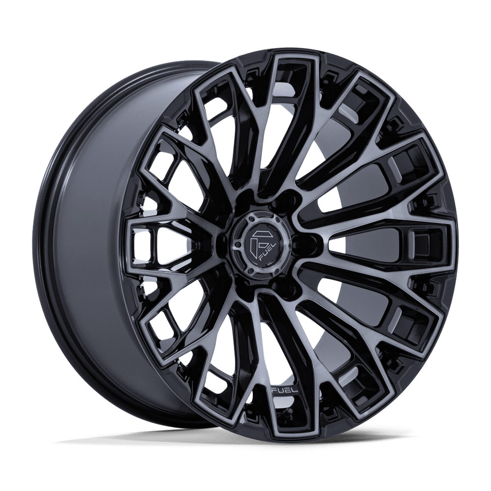 18x9 Fuel FC882 Trax Gloss Black Machined Face Dark Tinted Wheel 6x135 ...