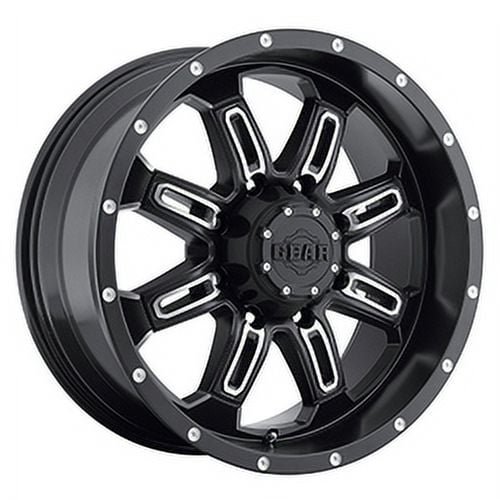 18x9 Gear Off Road 725MB Dominator Black Machined Wheel 8x170 (0mm ...