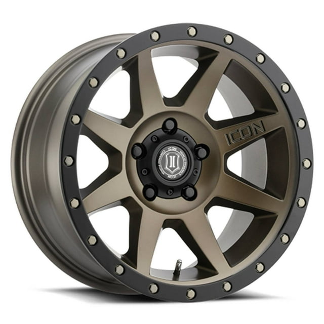 18x9 Icon Alloys Rebound Bronze Wheel 5x150 (25mm) Fits select: 2007 ...