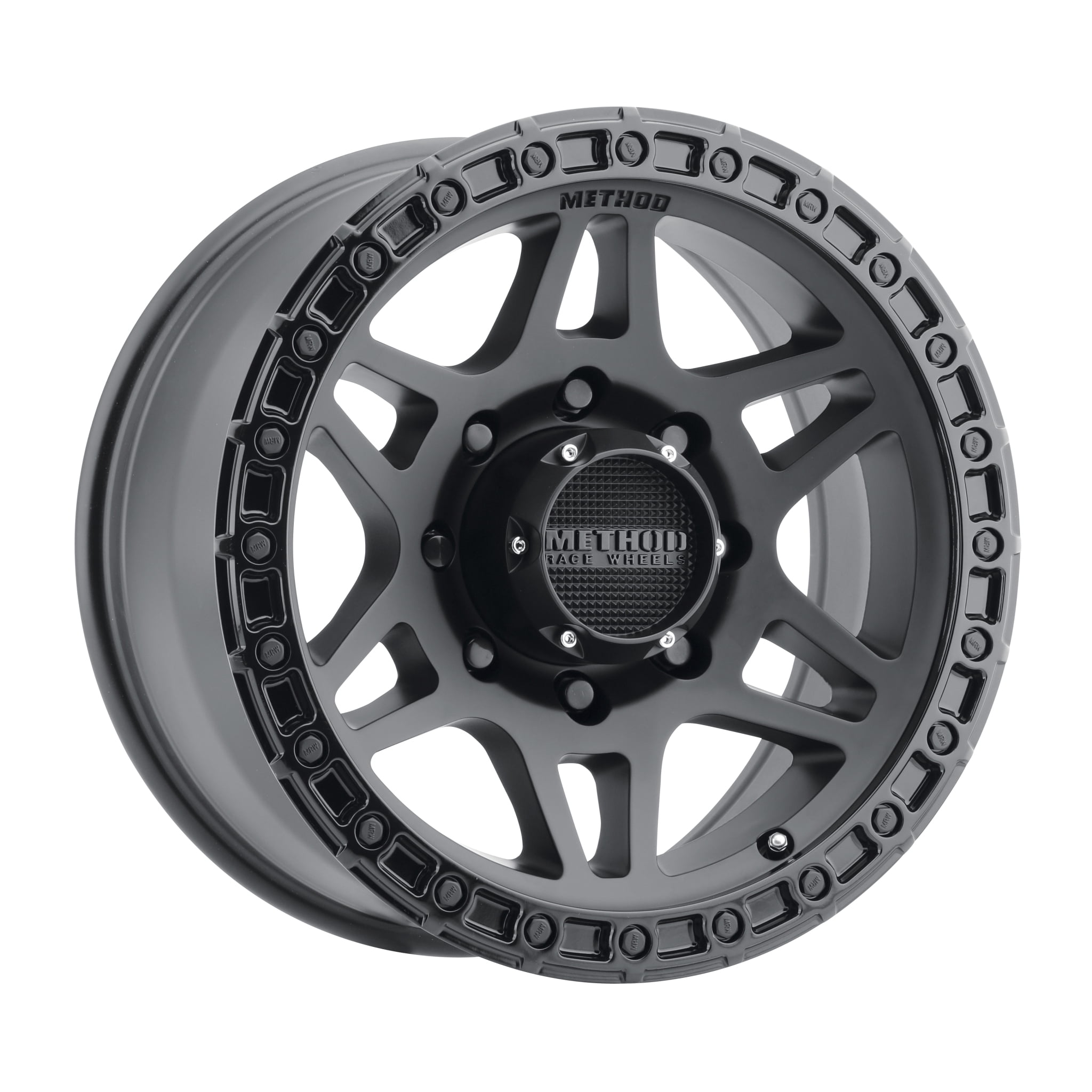 18x9 Method MR312 Matte Black W/ Gloss Black Lip Wheel 8x170 (18mm ...