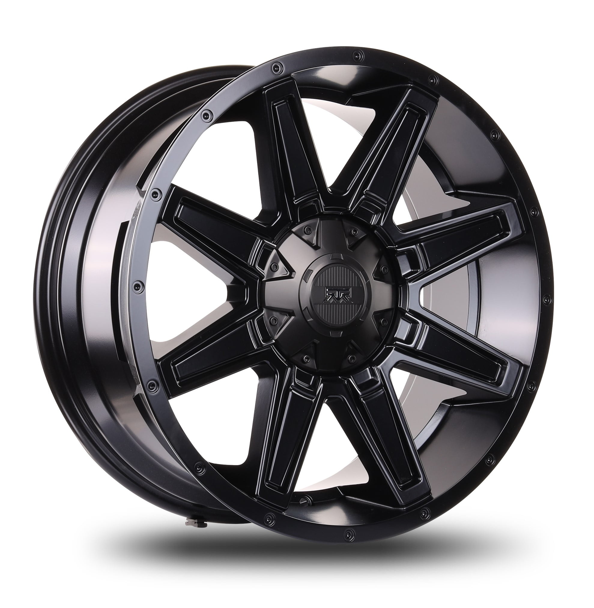 18x9 Mudder Trucker MT404 Deviant Black 5x139.7 5x5.5 5x150 ET18 Wheel Rim - Walmart.com