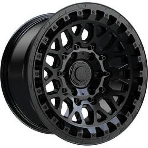 TIS 18x9 555SB Satin Black Aluminum Rims with Cast Lip Logo & Lip Bolts ...
