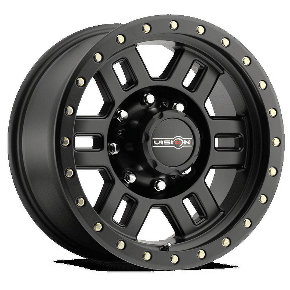 18x9 Vision Off-Road 398 Manx Matte Black Wheel 8x6.5 (-12mm) - Walmart.com