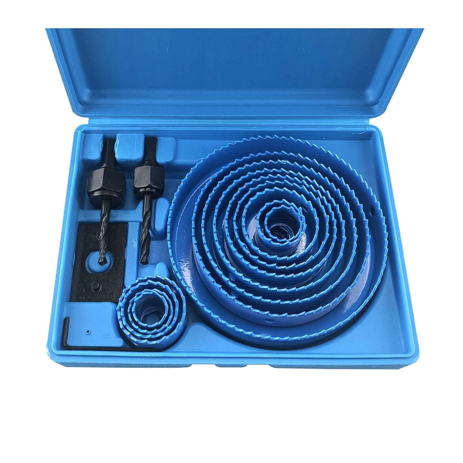 19-127mm Hole Saw Set Saw Cup Wood Crown Drill Bit For Gypsum Board Wood PVC Plastic Density ...